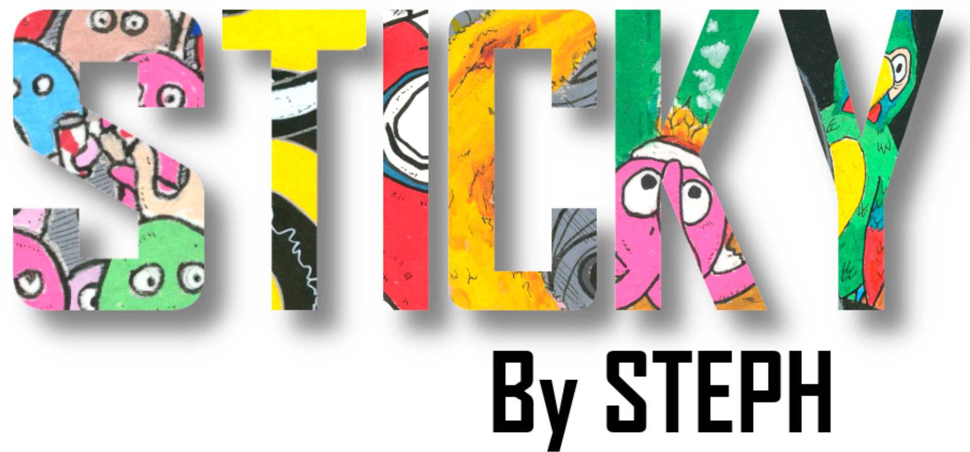 Meet and follow Sticky, the loveliest arty octopus created by STEPH ...